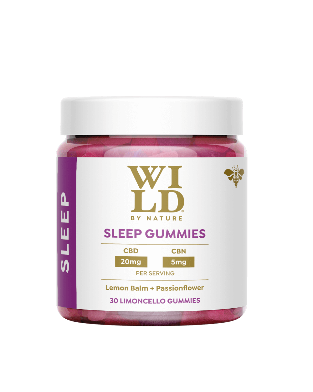SLEEP CBD + CBN + Adaptogen Gummies 30-count - Wild By Nature CBD
